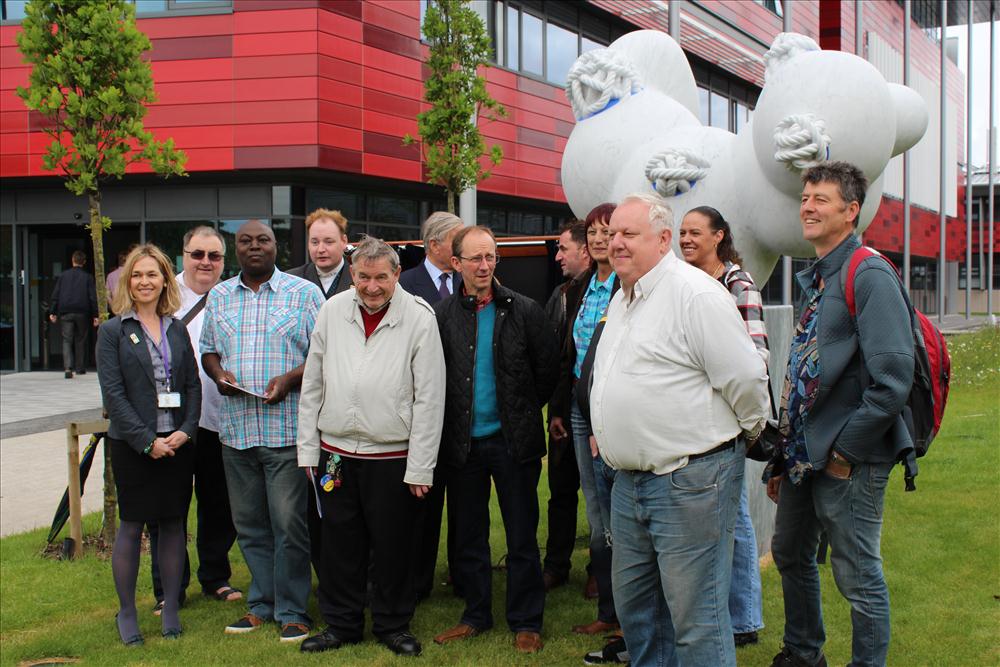 Carrara marble sculpture on the University of Nottingham’s Jubilee ...